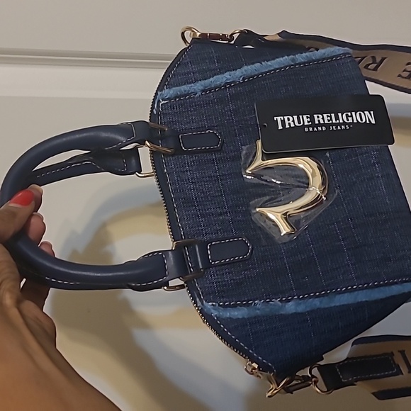 True Religion | Bags | True Religion Blue Denim Womens Bag | Poshmark